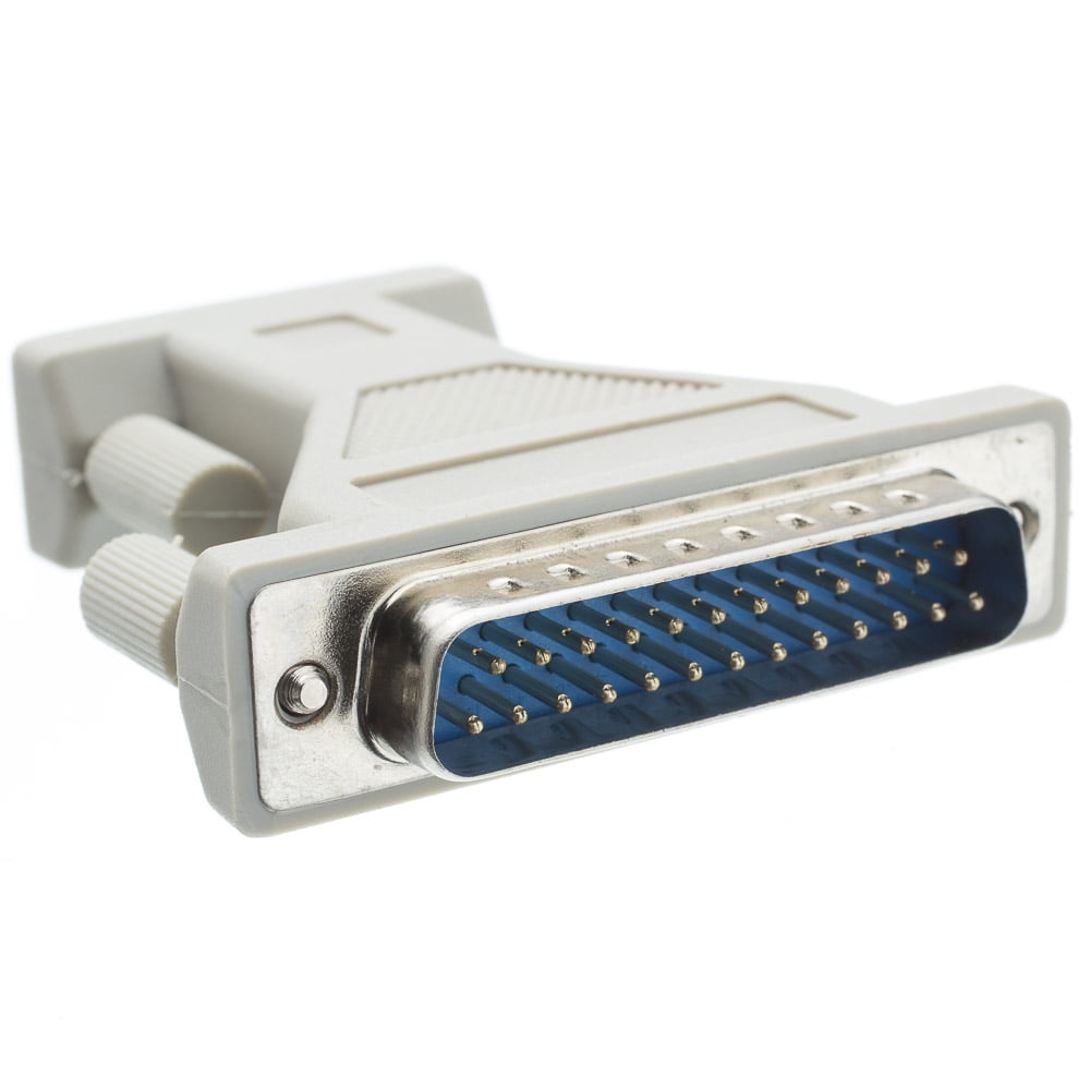 Cable Central LLC Serial / AT Modem Adapter, DB9 Male to DB25 Male ...