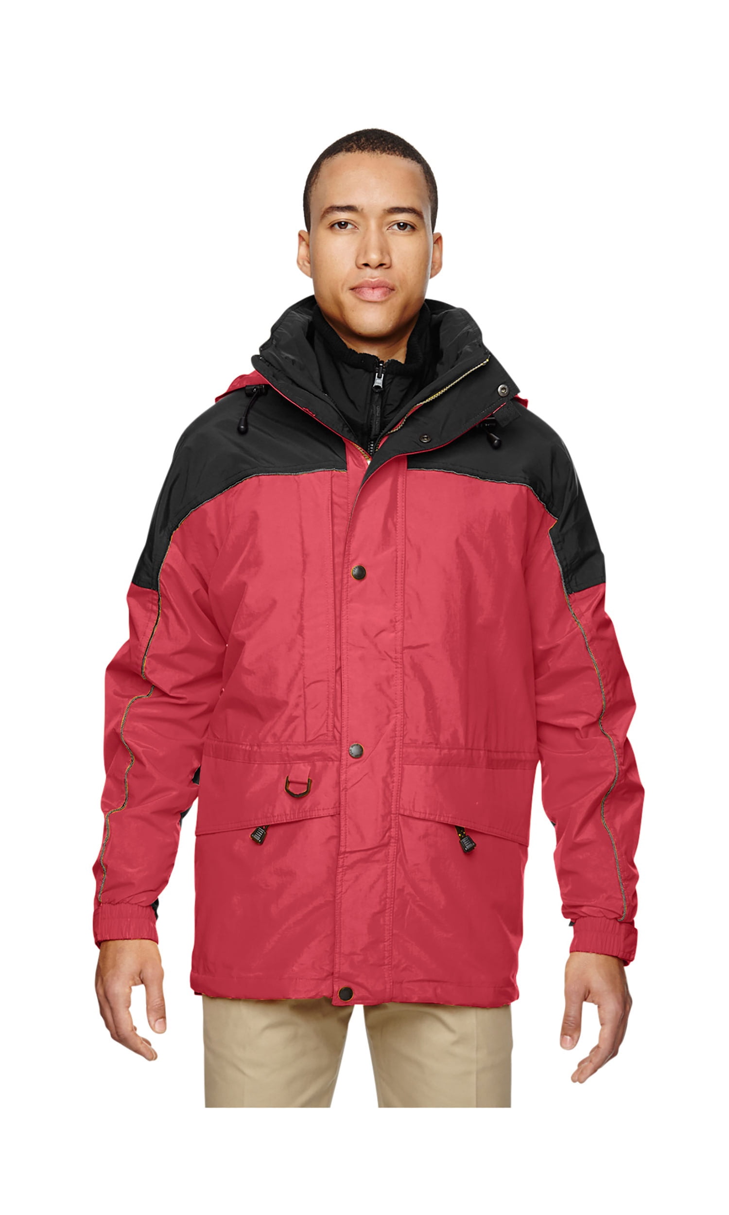 North End Men's 3-In-1 Two-Tone Zip-Off Hood Parka, Style 88006 ...
