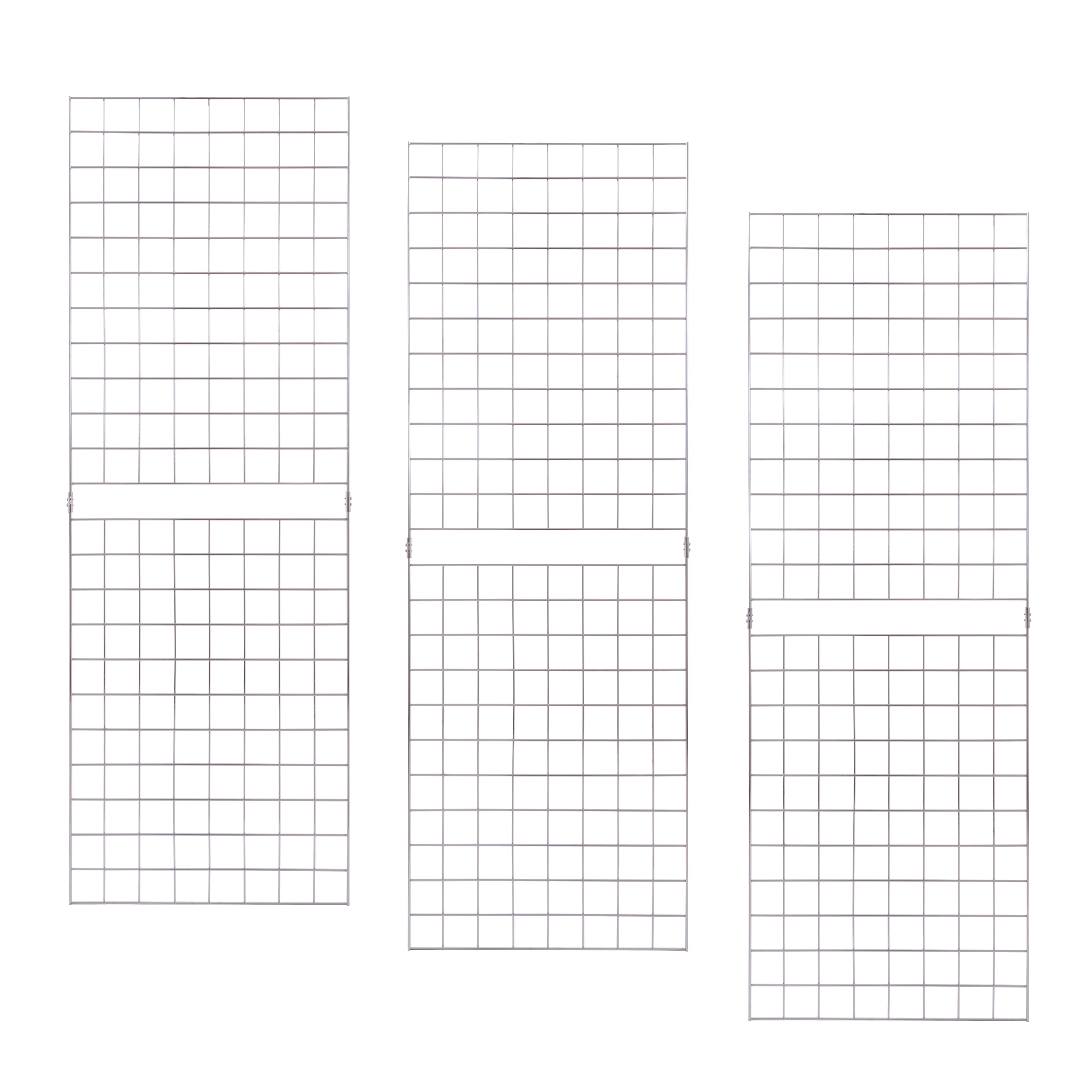 2' x 6' Chrome Portable Grid Panel (Pack of 3) - Walmart.com