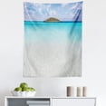 Beach Tapestry, Paradise Beach in Caribbean Water a Small Island Scene ...