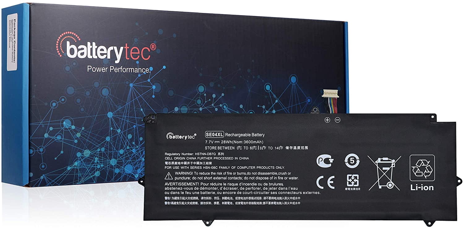 Batterytec Battery for HP SE04XL HSTNN-DB7Q, HP Pro X2 612 G2, 860708 ...