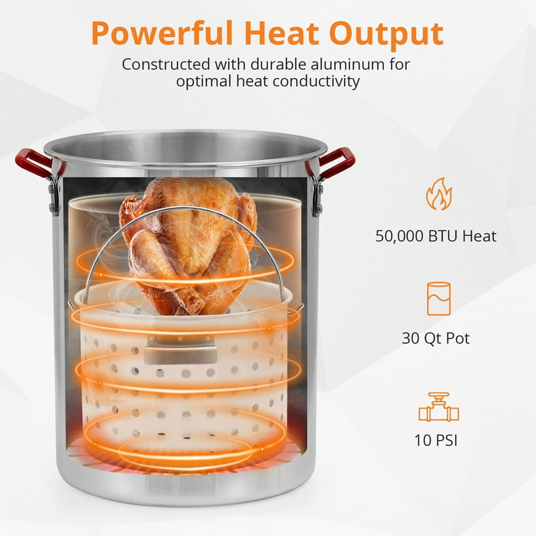 WhizMax 30-Quart Propane Outdoor Turkey Fryer & Seafood WhizMax 30-Quart Propane Outdoor Turkey Fryer & Seafood