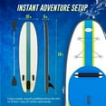 Stand Up Paddle Board/Kayak Kit - Pump, Backpack, Coil Leash, Paddles ...