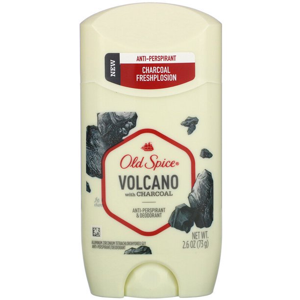 Old Spice, Anti-Perspirant & Deodorant, Volcano with Charcoal, 2.6 oz ...