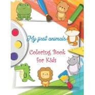 Mi First Animal Coloring Book: Learn Fun Facts, Practice Handwriting ...
