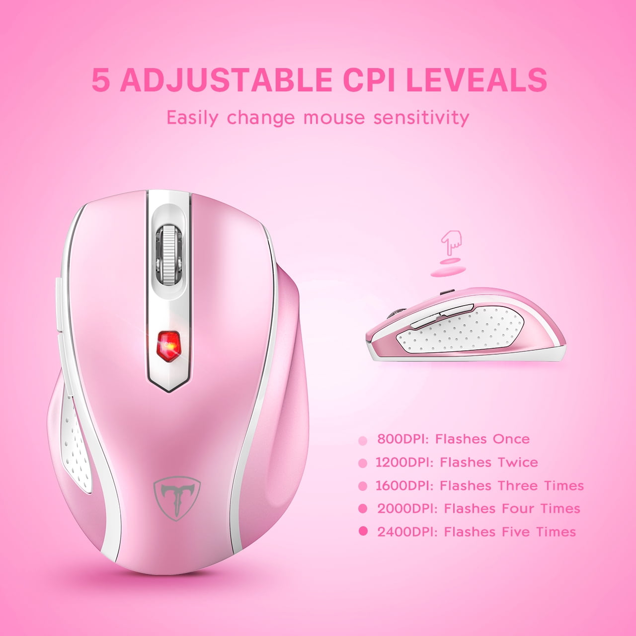 Buy VicTsing 2.4GHz Wireless Mouse, Travel-Friendly Computer Mouse W ...