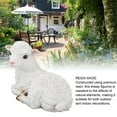 Zynic Sculptures & Statues Sheep Statues Lifelike Resin Lamb Statue ...