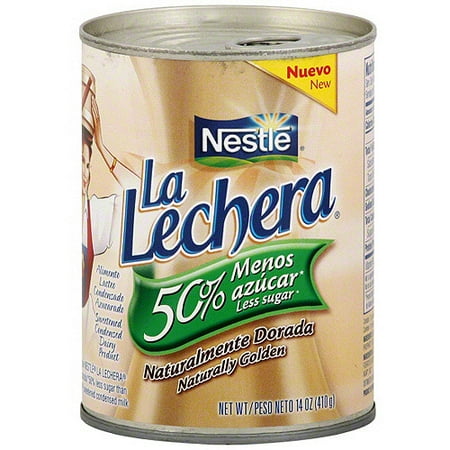 La Lachera 50% Less Sugar Sweetened Condensed Dairy Product, 14.4 oz ...