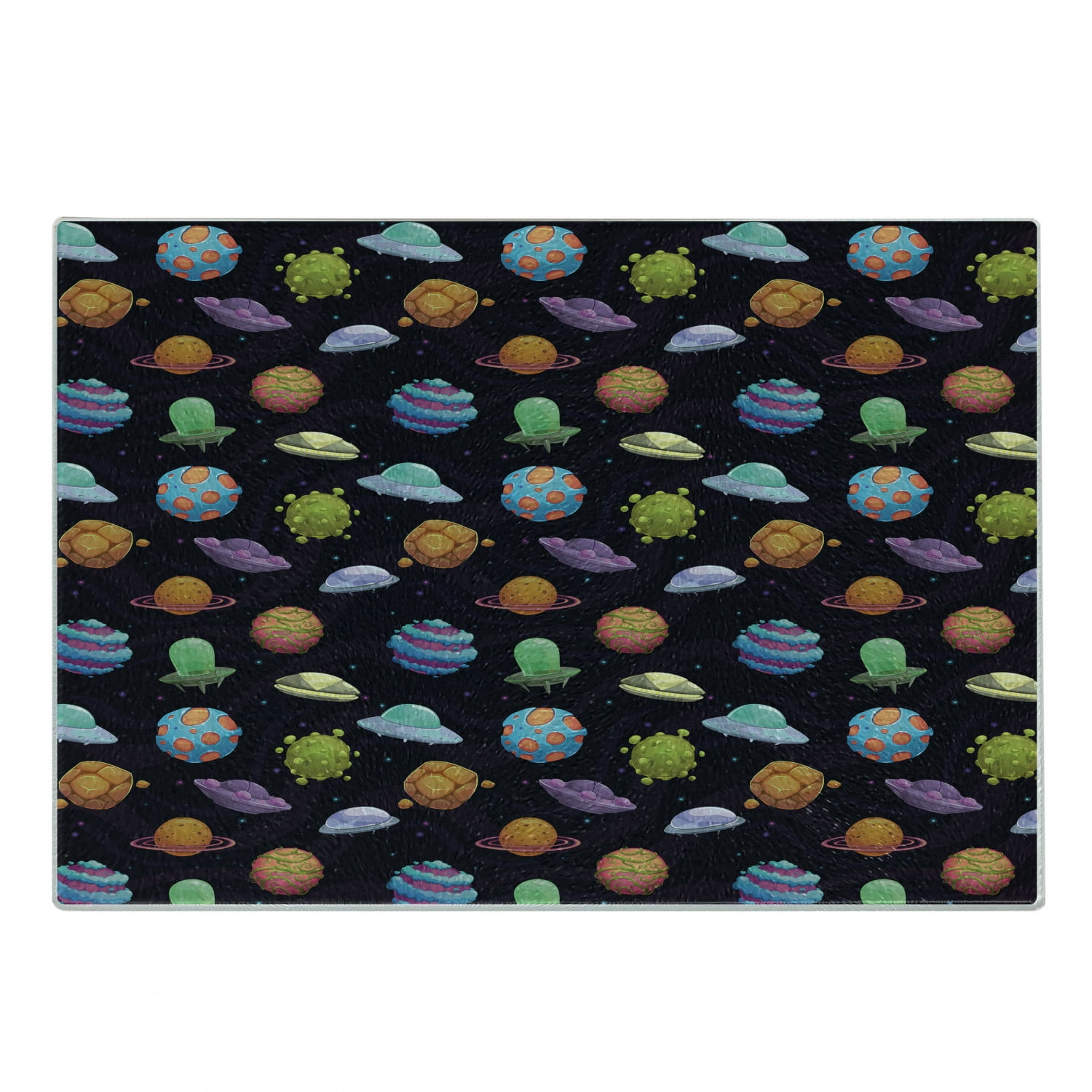 Space Cutting Board, UFOs and Planets Gas Giant Alien Environments ...