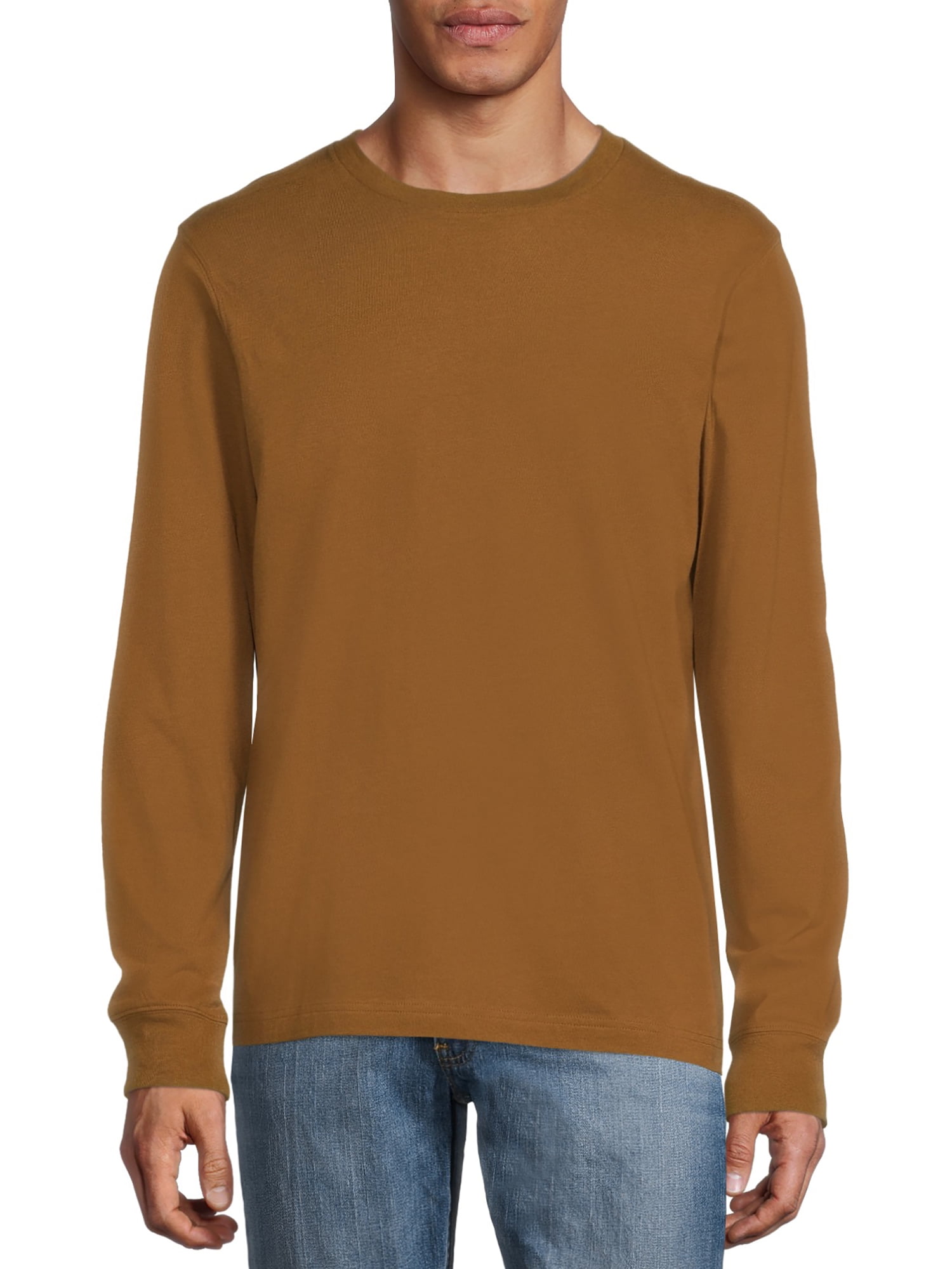 George Men's Long Sleeve Crew Tee - Walmart.com