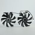 2Pcs 87mm/3.42in T129015SU 4Pin 12V VGA Fan Graphics Card Cooling Fan ...