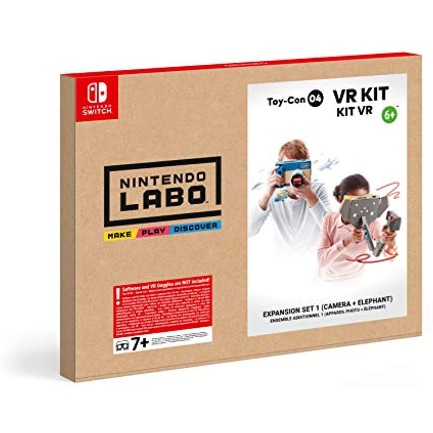 Nintendo Labo: Vr Kit - Expansion Set 1 -Camera And Elephant - Walmart.com