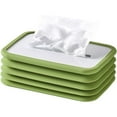 Silica Gel Paper Towel Box Foldable Desktop Tissue Storage Box Lifting ...
