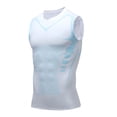 Compression Shirts for Men Shapewear Vest Body Shaper Abs Abdomen Slim ...
