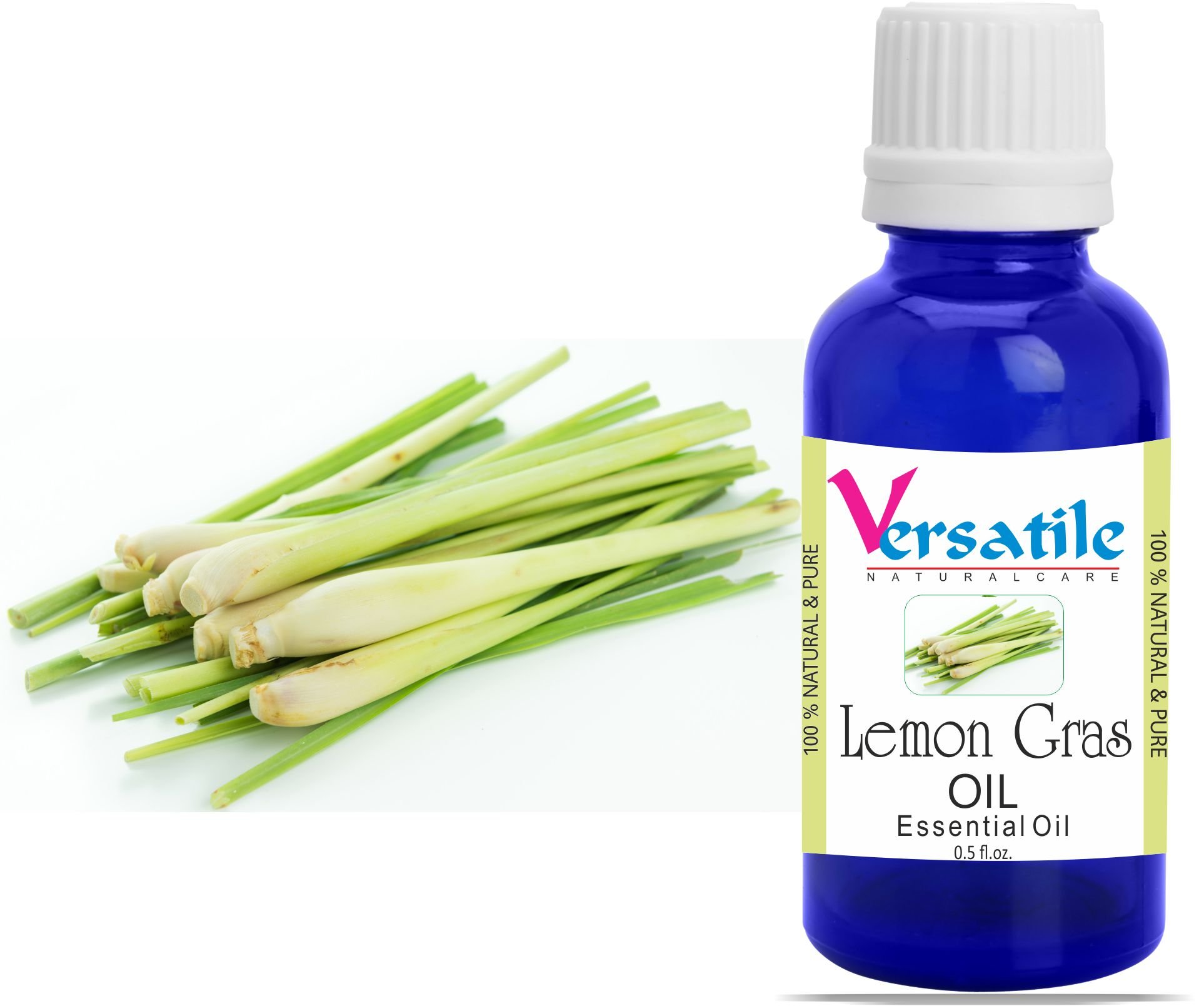 Lemon Gras Oil Essential Oils 100% Pure Natural Aromatherapy Oils 3ML ...