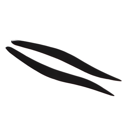 Headlight Eyelid Trim,Pair Front Headlight Eyebrow Headlamp Eyebrows ...