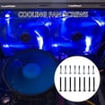 8Pcs 2/3cm Computer Case Cooling Fan Mount Screws Set Fan Mounting ...