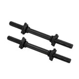 CAP Barbell Pair of 14" Regular Threaded Dumbbell Handles, Black ...