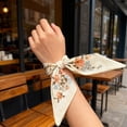 Aellinatey Floral Pattern Cotton Kerchief Elegant Square Pocket ...
