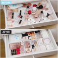 11-Piece Stackable Drawer Organizer Set, Multi-size Desk Drawer ...