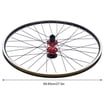 Miumaeov 27.5'' Mountain Bike MTB Wheel Set Aluminum Alloy Rim Disc ...