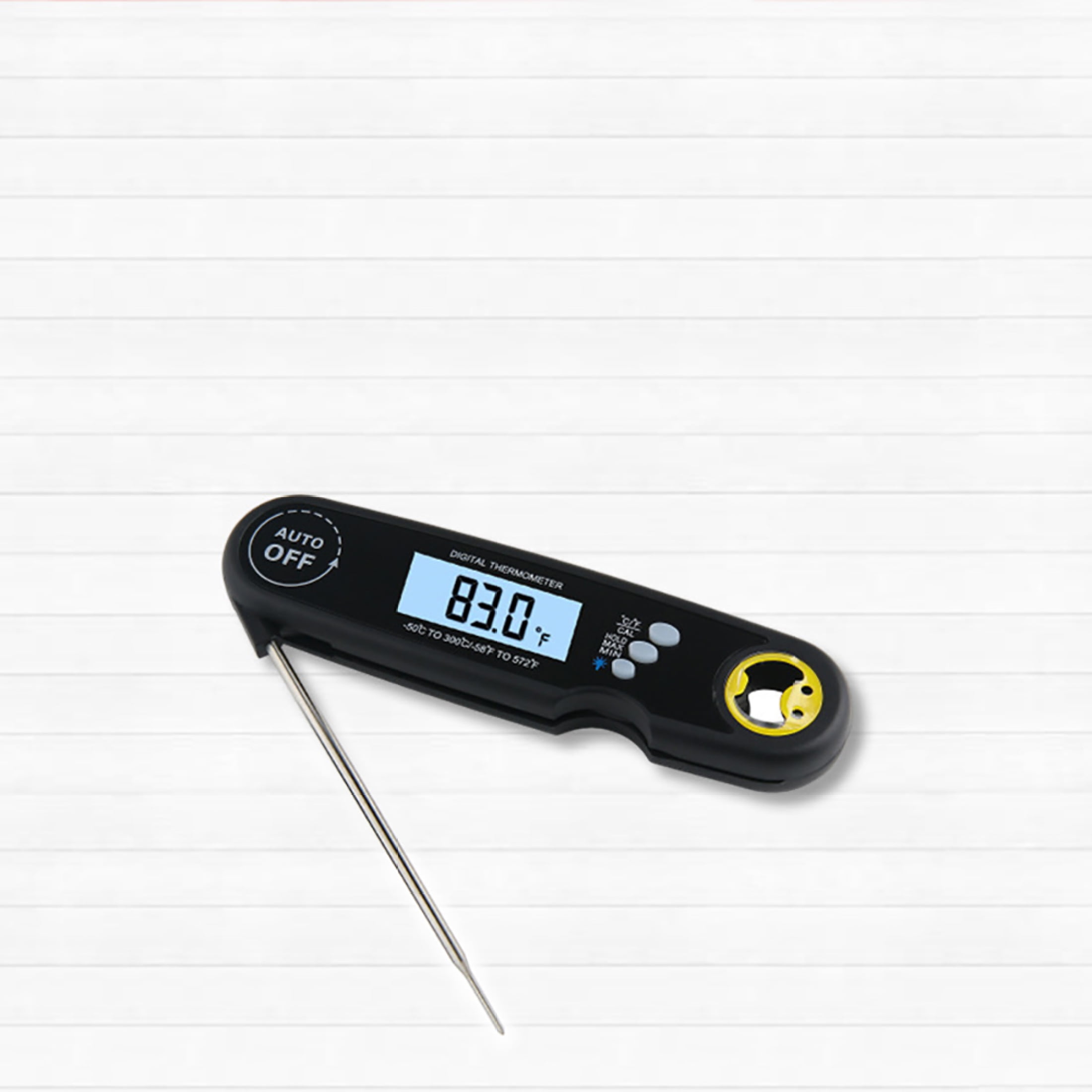 EUBUY Folded Thermometer Probe Kitchen Grill Food Grill Quick ...