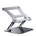 Adjustable Laptop Stand, Carbon Steel Notebook Tablet Holder, Foldable ...