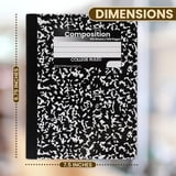 Composition Notebooks, College Ruled Paper Writing Journals, Marble ...