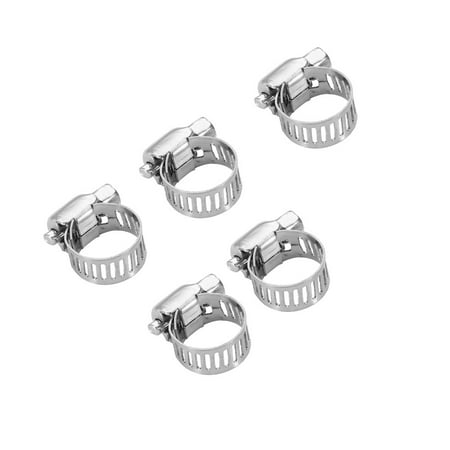 Stainless Steel Pipe Clamps, 50Pcs Hose Clamp Low Friction Solve ...