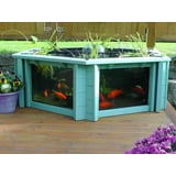 Lily Clear View 172 Gallon Hexagon Fish Tank with Large Windows ...