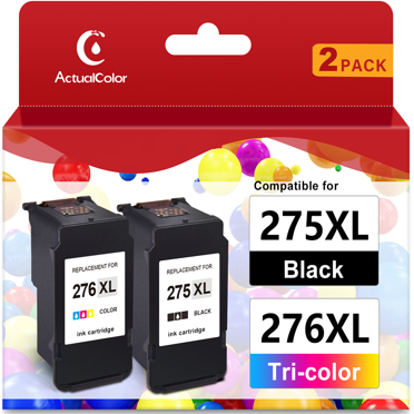 Genuine Canon CLI-281 5-Color Ink Tank Combo Pack with 5 x 5" Photo ...