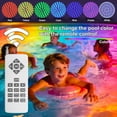 Upgraded LED Pool Light Bulb for Inground Pool, 70W RGBW Color Changing ...