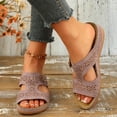 Bnwani Slides Women,Womens Slides,Beach,Platform,Cutout,Casual,Purple,6 ...