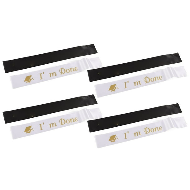 Graduation Belt, Minimalist Design Graduation Sashes Set Multi Purpose ...