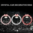 Car Bling Rhinestone Engine Start Ring Decals, 2pcs Car Push Start ...