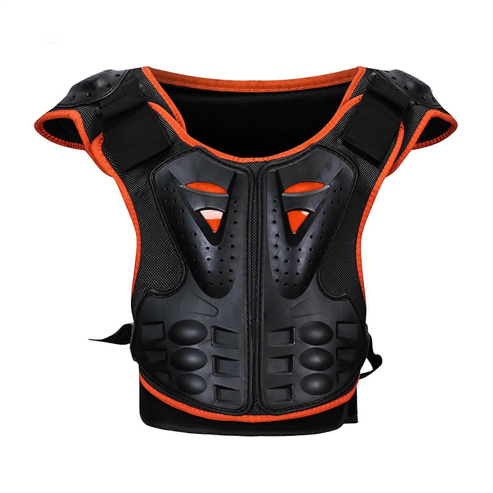 Motorcycle Vests for Cycling and Skateboarding MXL Orange Black ...