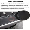 Step Pad Towing Ball Plug Compatible with Ram 1500-3500 2003-2020 ...
