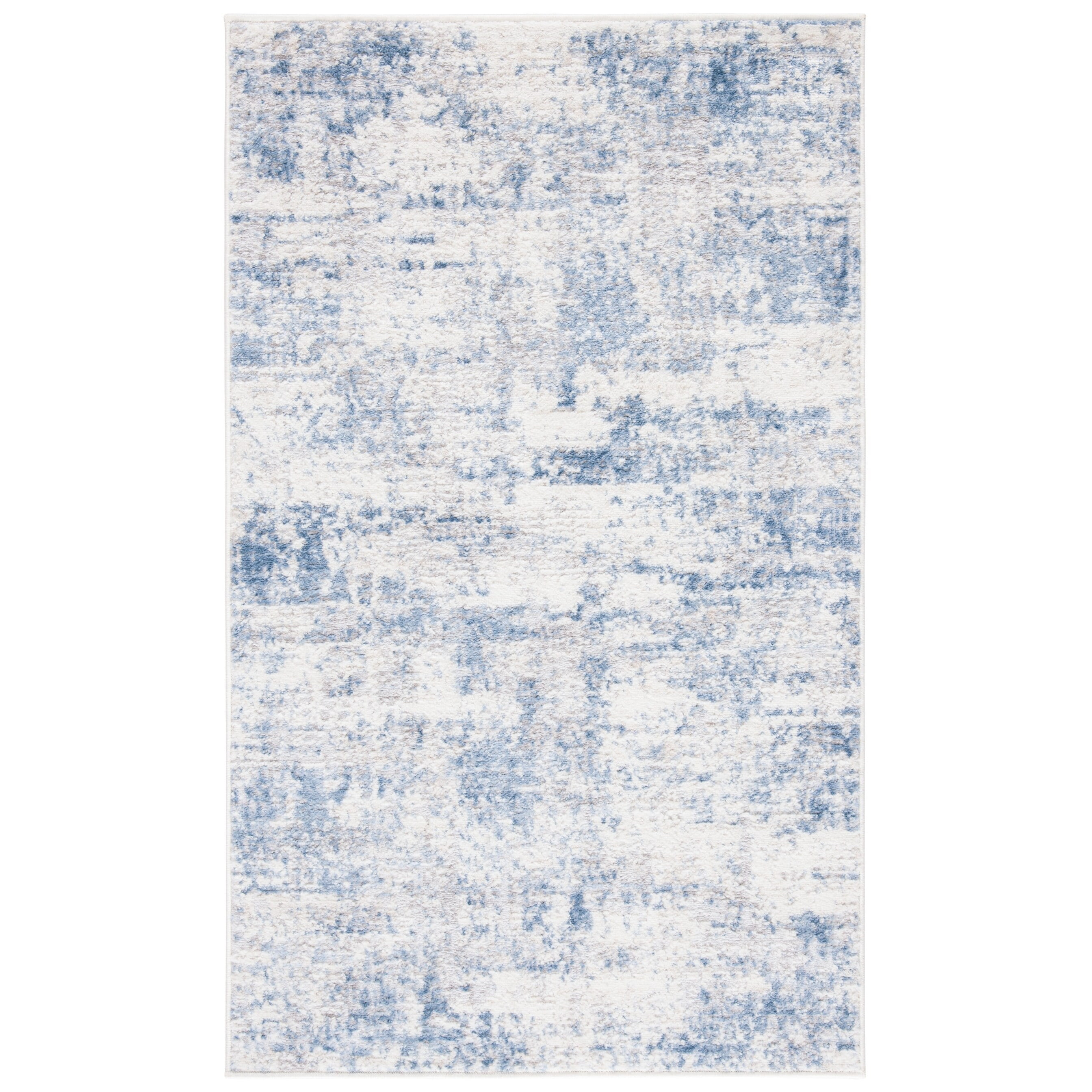 Safavieh Amelia Modern Abstract Rug Ivory/Blue 2'2 Safavieh Amelia Modern Abstract Rug Ivory/Blue 2'2