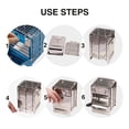 Redcamp Wood Burning Folding Camp Stove Stainless Steel 8.3x5.9x5.5 ...