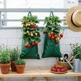 3PCS Hanging Strawberry Planter, Durable Thickened Aeration Fabric Grow ...