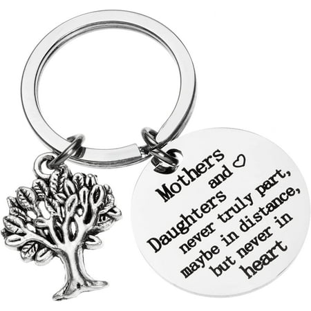 Mom Daughter Gifts from Daughter Mother Keychain for Mama Mommy Mothers ...