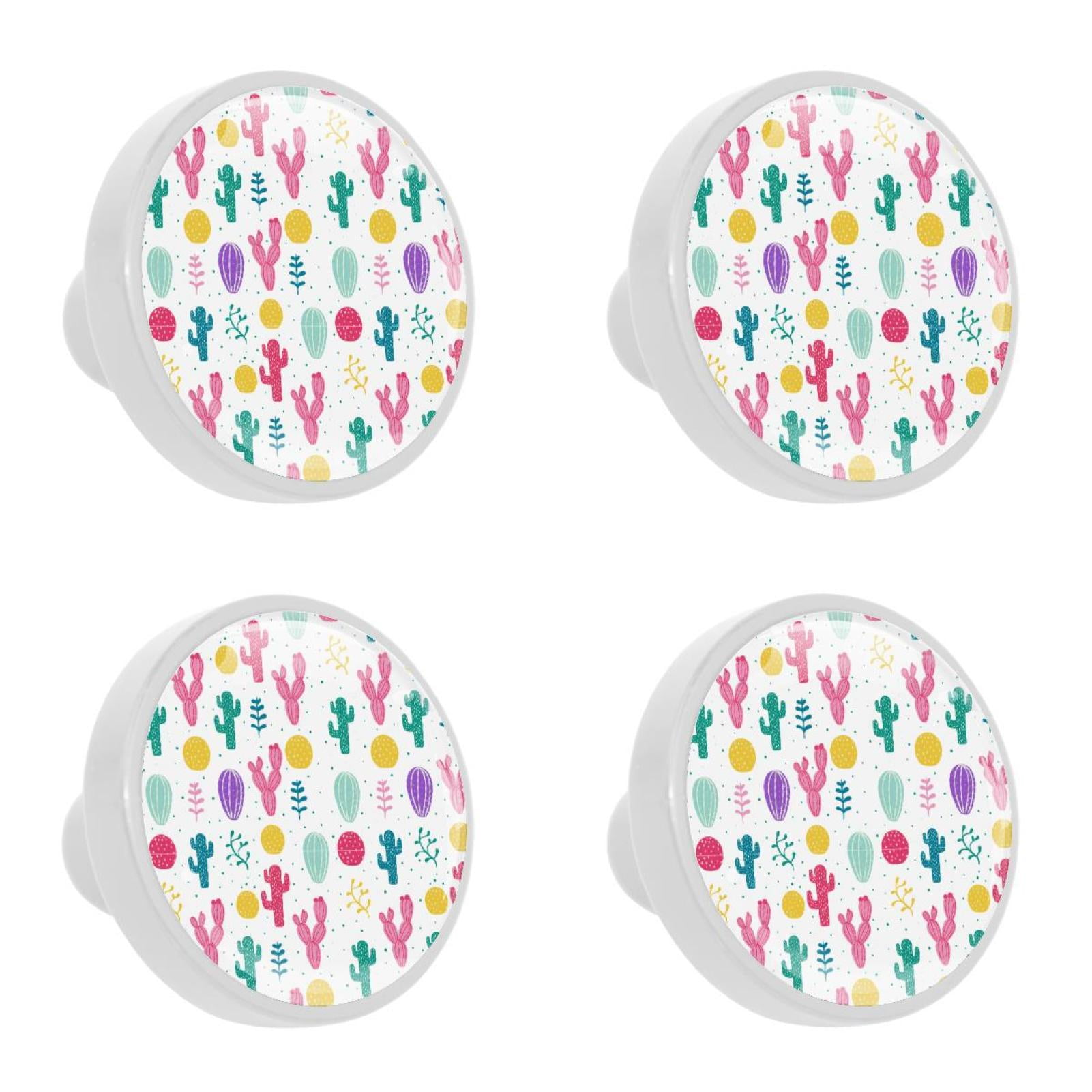 4 Pcs Cactus Knobs for Kitchen Cabinet Cupboard Dresser Bookcase Drawer ...