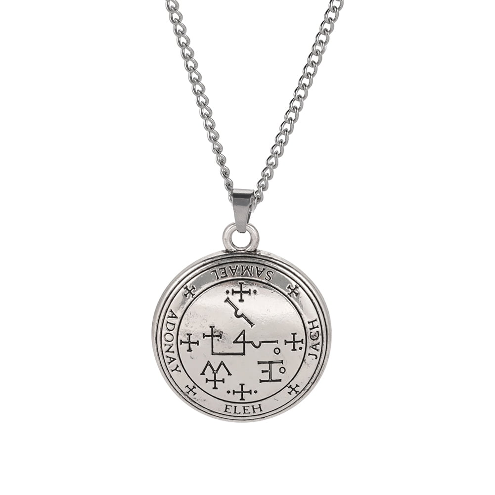 EUEAVAN Samael 7 Archangels Neckalce Supernatural Amulet Men Alloy ...