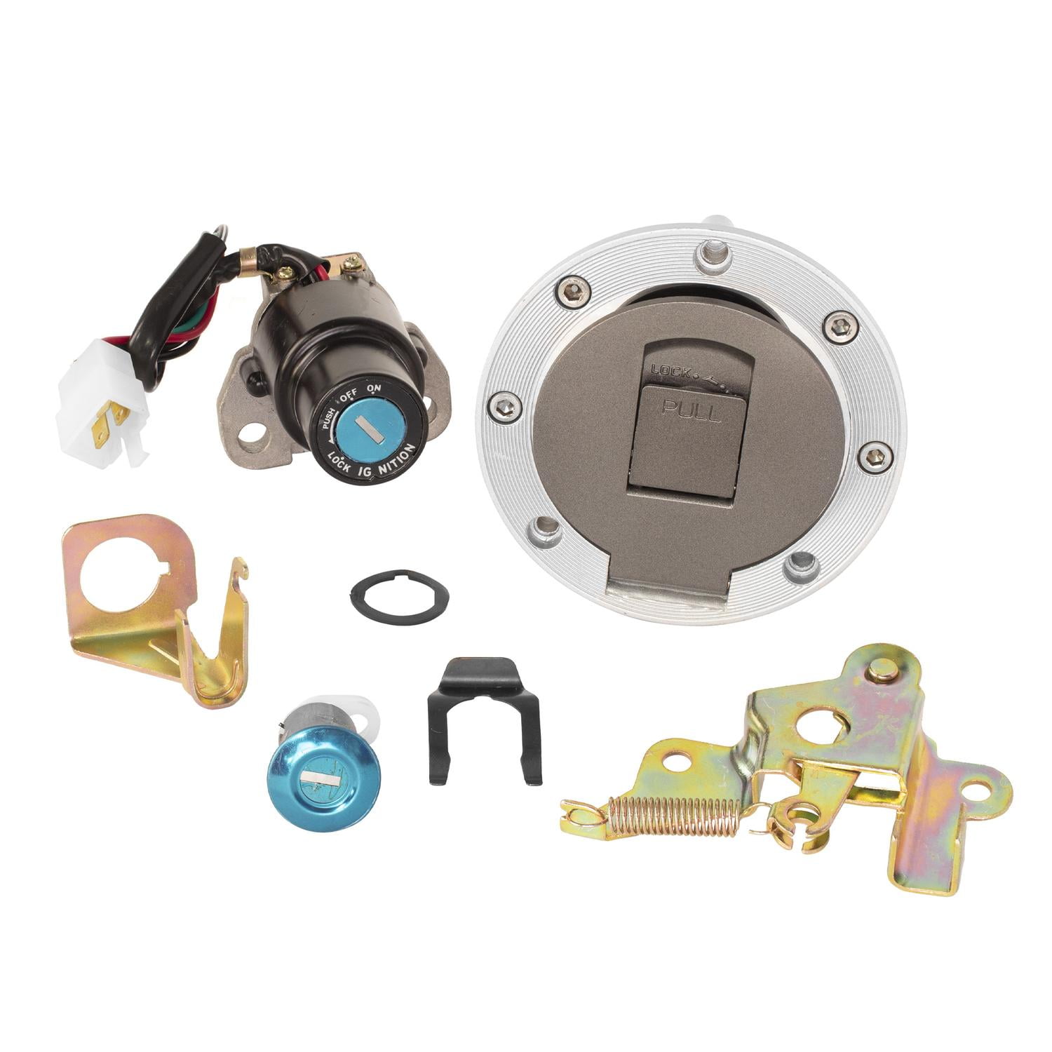 Kit switch completo para moto DT200 FT250 TS plateado | Bodega Aurrera ...