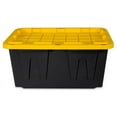 27 gallon construction grade commander storage tote - Walmart.com
