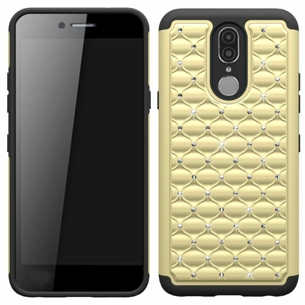 For MetroPCS Coolpad Legacy HYBRID IMPACT Dazzling Diamond Case Phone ...
