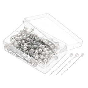 Uxcell Sewing Pins, 1.5 Inch Straight Pin with Plastic Pearlized Ball ...