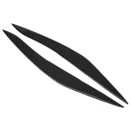 Headlight Eyebrow,Pair Carbon Fiber Headlight Headlight Eyebrow Trim ...