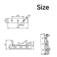 10 Sets Premium Pcb Din Rail Base Installation Bracket For C45 Rail ...