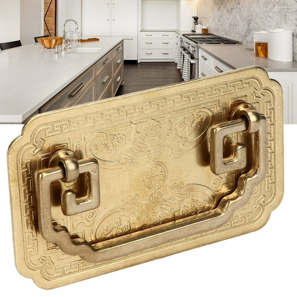 Antique Drawer Handle,Antique Brass Bail Drawer Pull Exquisite Bat ...